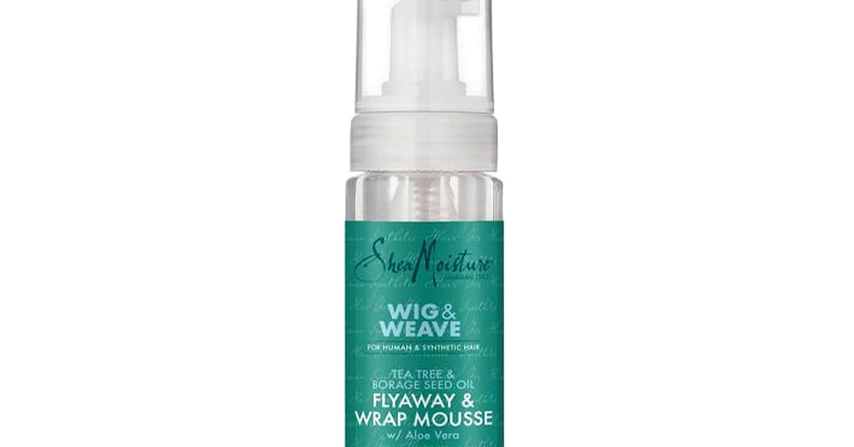 Shea Moisture Wig & Weave Flyaway and Wrap Mousse w/ Aloe Vera 7.5oz ...