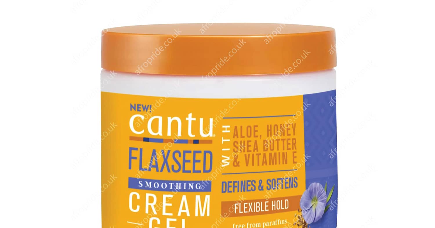 Pack Of 3 Cantu Flaxseed Smoothing Cream Gel 16oz Afro Pride