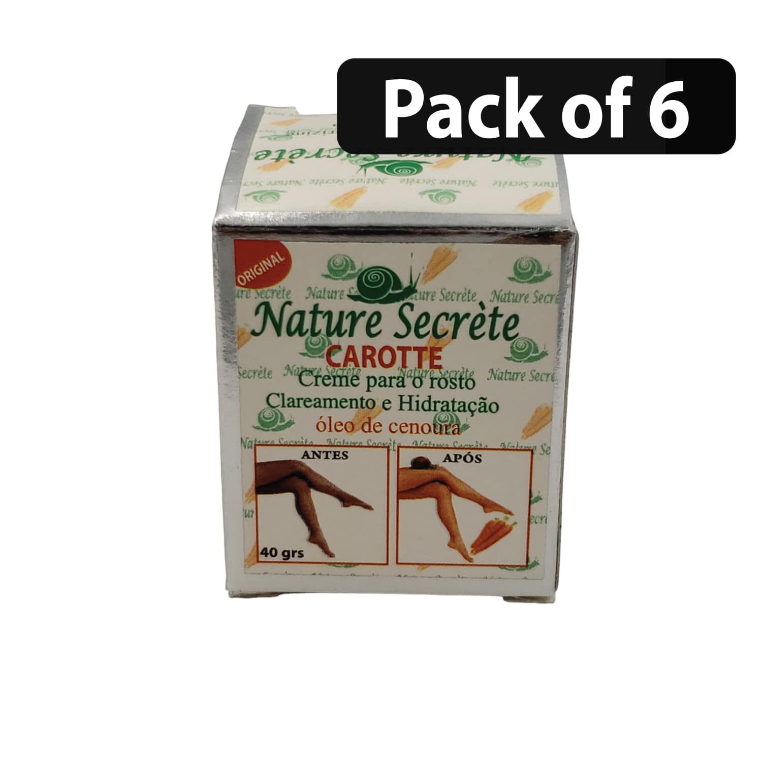 (Pack of 6) Originals Nature Secrete Carotte Lightening Moisturizing ...
