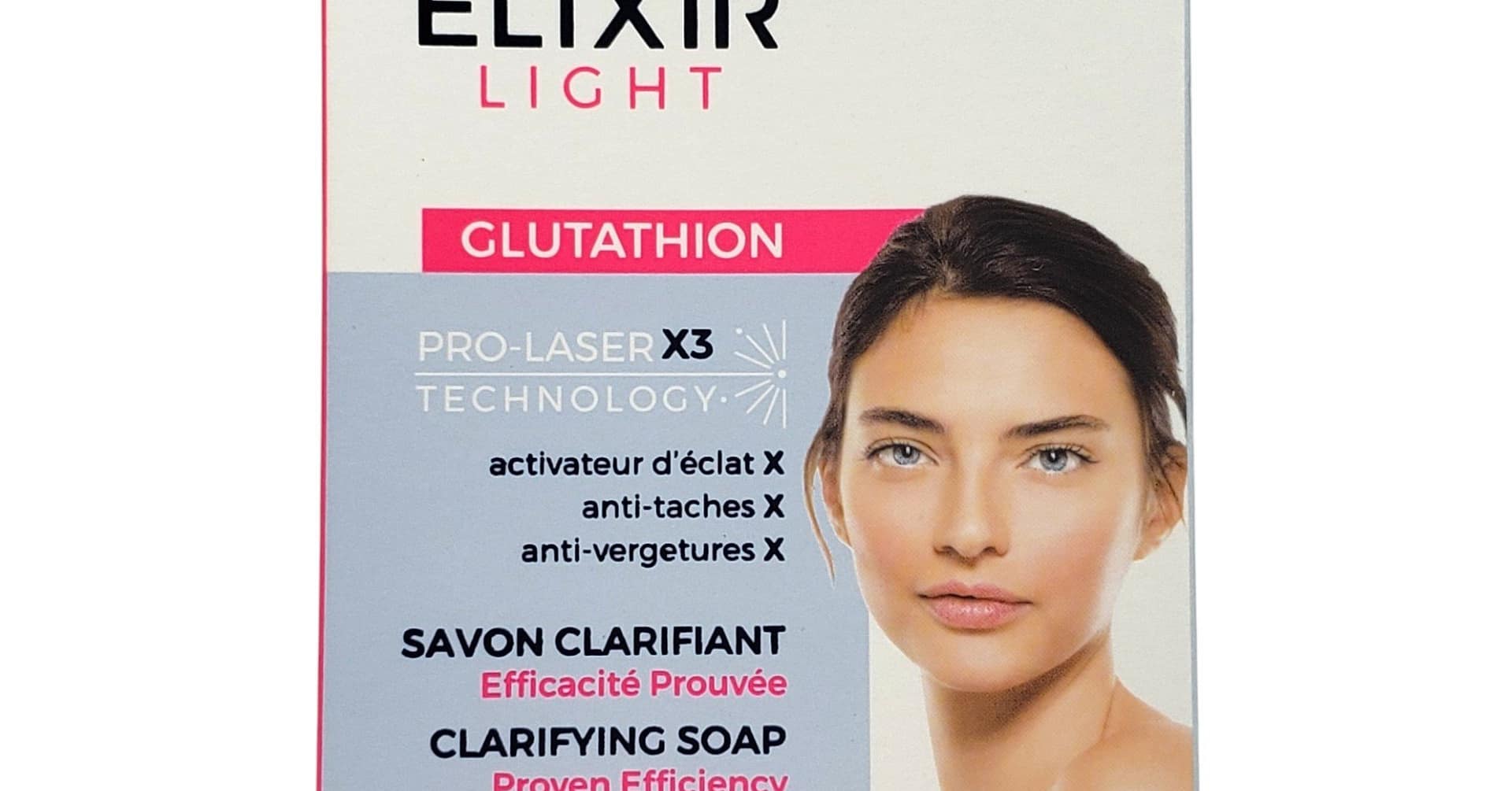 Elixir Light Glutathion Clarifying Soap 200g - Afro Pride