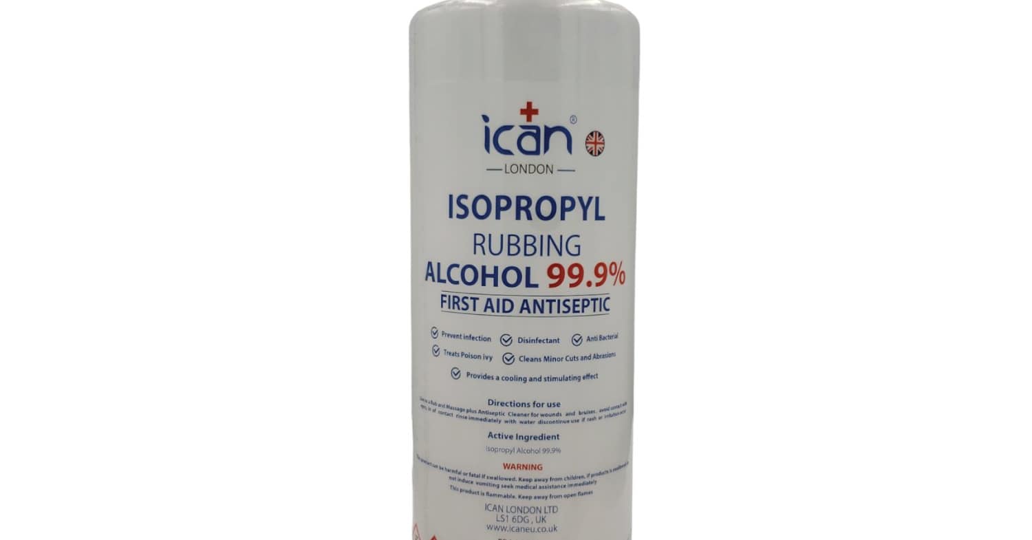 Ican Isopropyl Rubbing Alcohal 99.9% First Aid Antiseptic 500ml - Afro ...