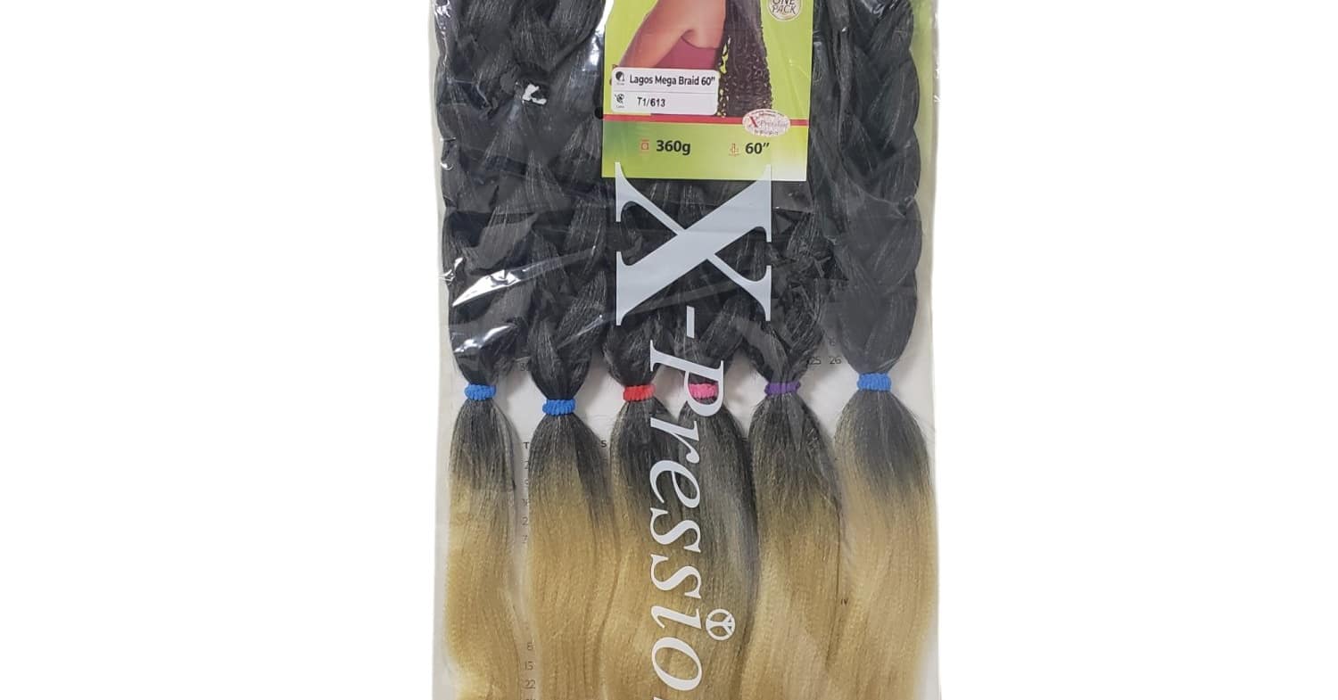 (Pack of 3) Xpression Lagos Mega Braids 60'' - Afro Pride