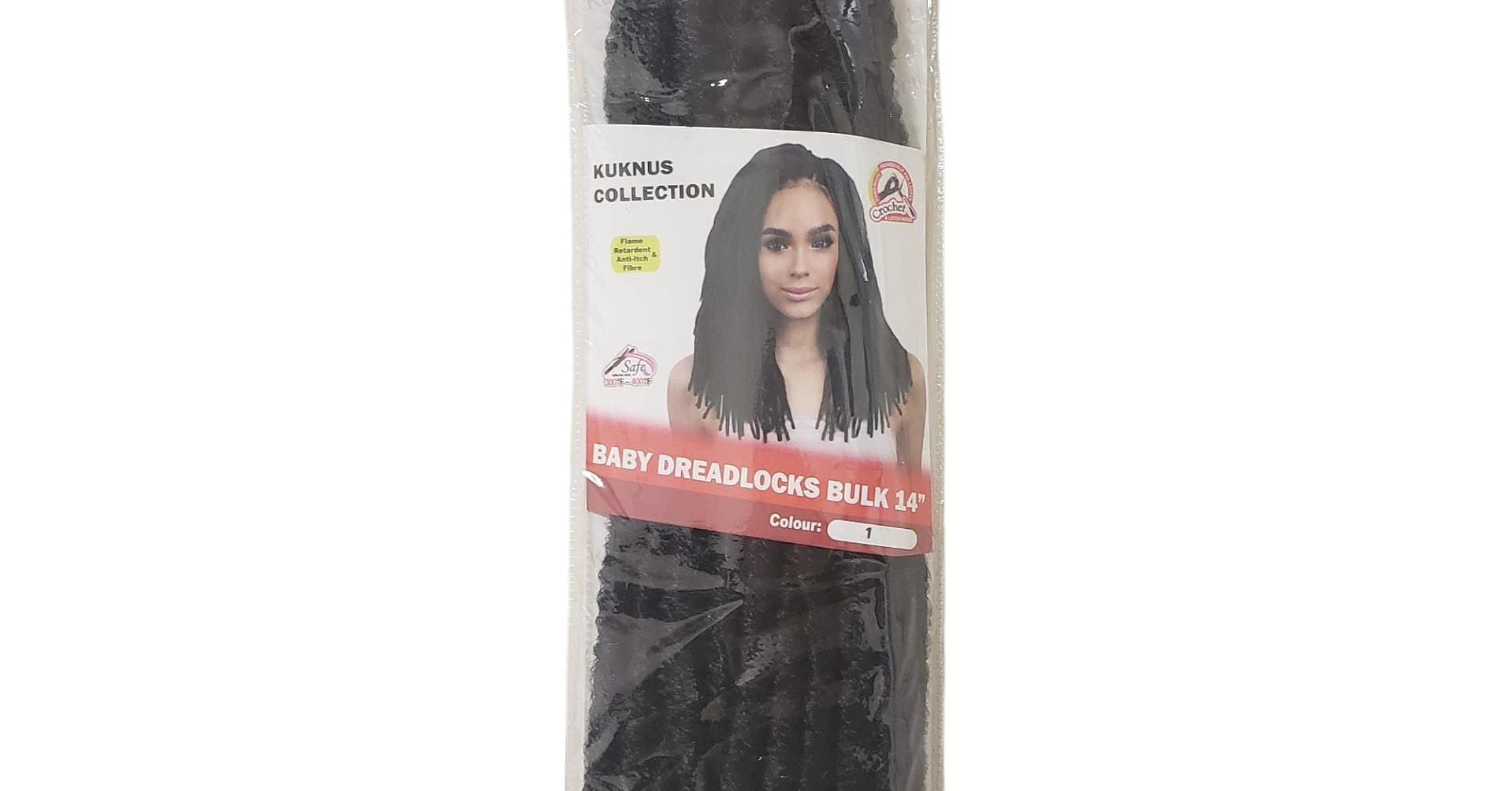Kuknus Collection Baby Dreadlocks Bulk 14” - Afro Pride